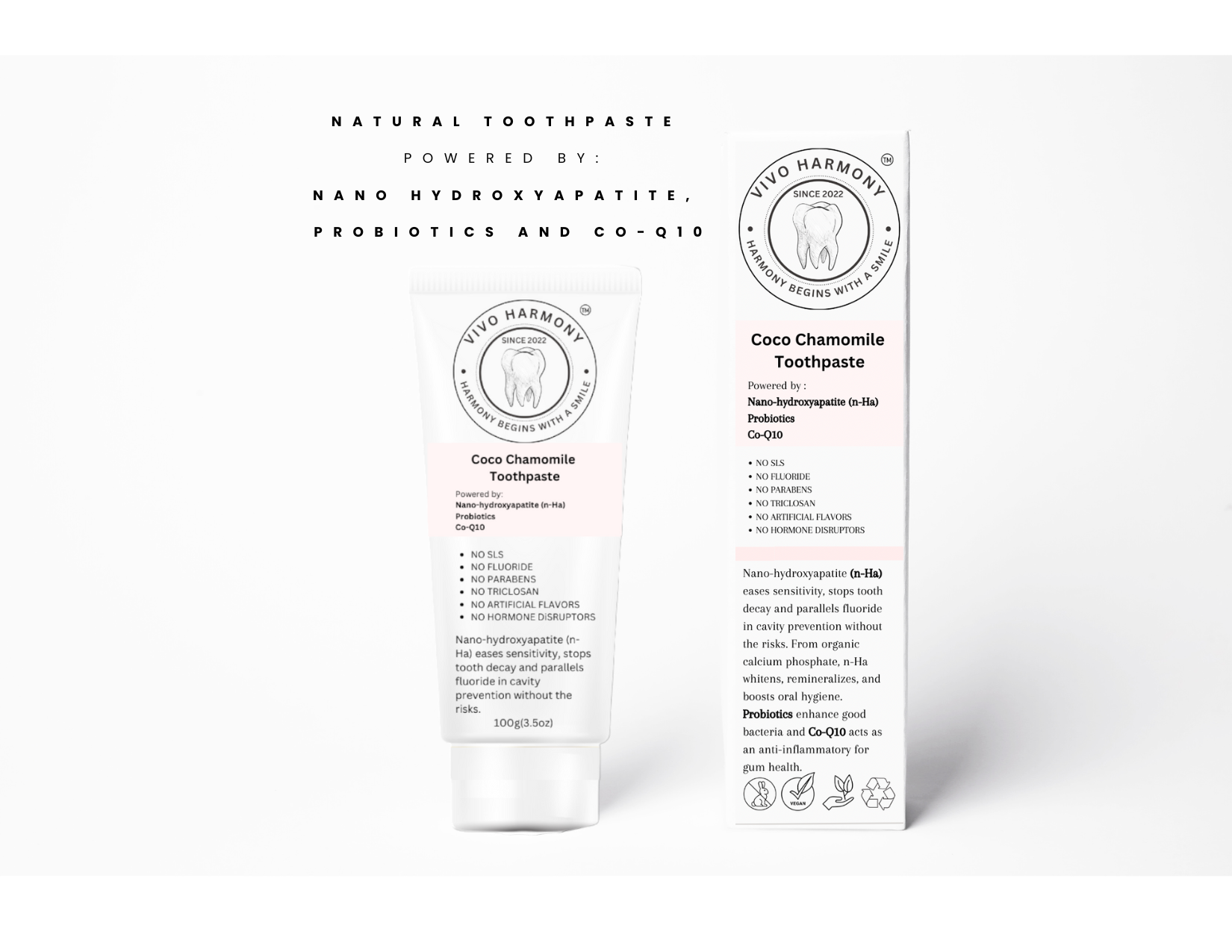 Natural Whitening Toothpaste powered by: Nano hydroxyapatite ...